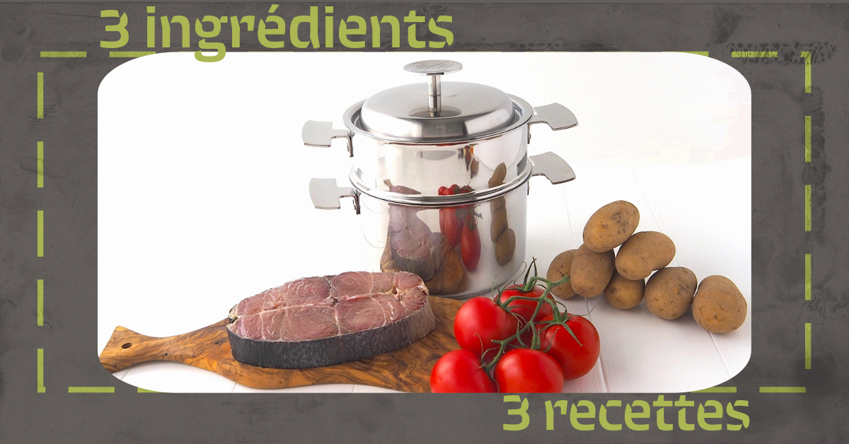 3 recettes différentes avec les 3 ingrédients identiques